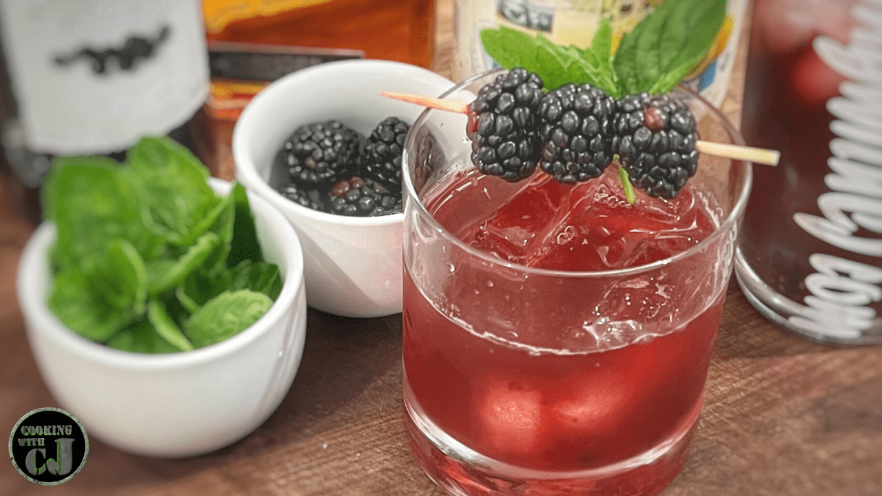 Sinatra Smash Cocktail - Cooking with CJ