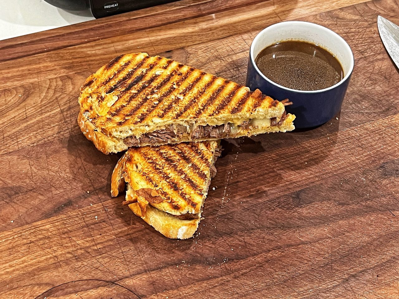 Ninja Foodi Grill Braised Short Rib Grilled Cheese Panini! - Cooking ...