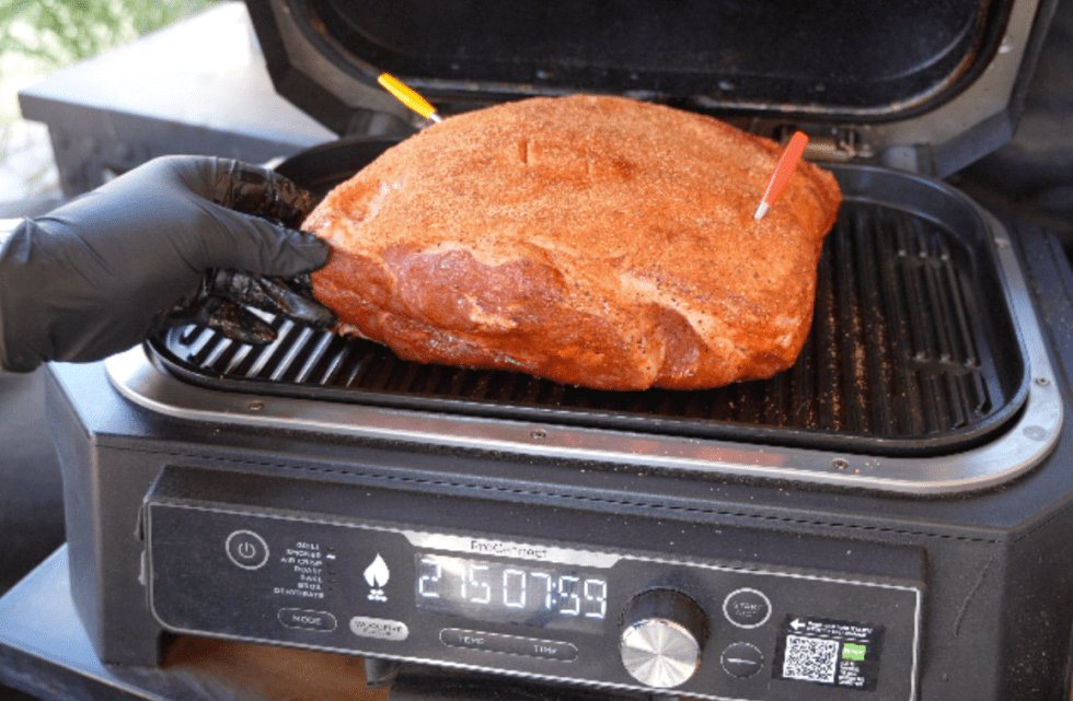 Ninja Woodfire Grill Smoked Pulled Pork Butt Recipe - Cooking with CJ